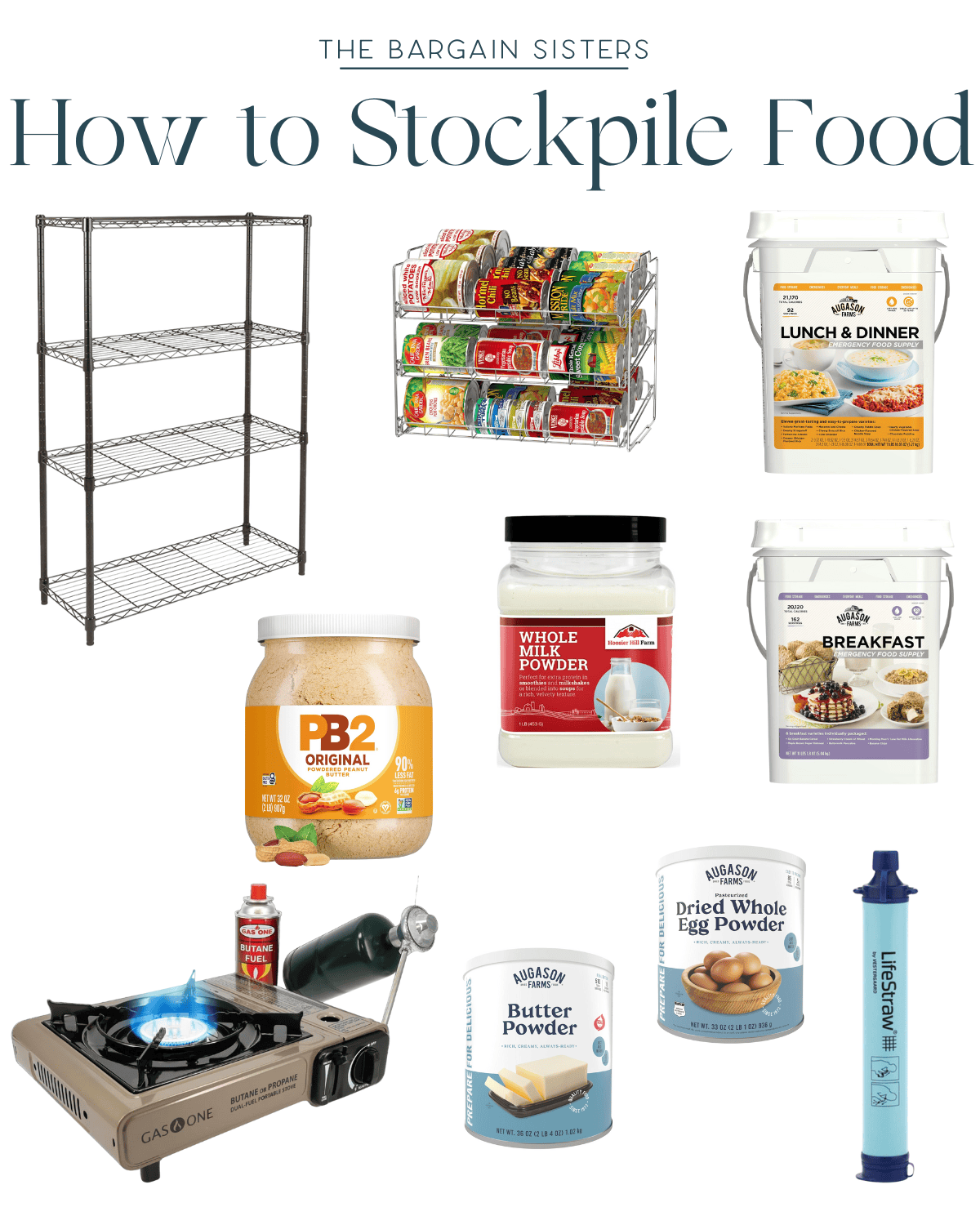 How To Stockpile Food on a Budget