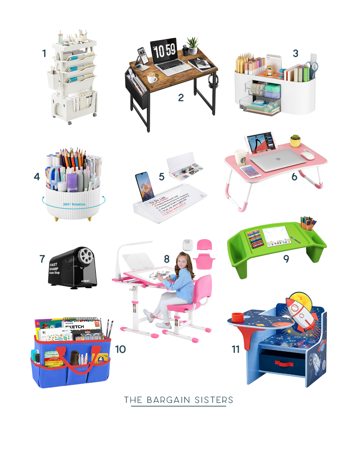 Productive Homework Station Ideas to Set Up at Home - The Bargain Sisters®