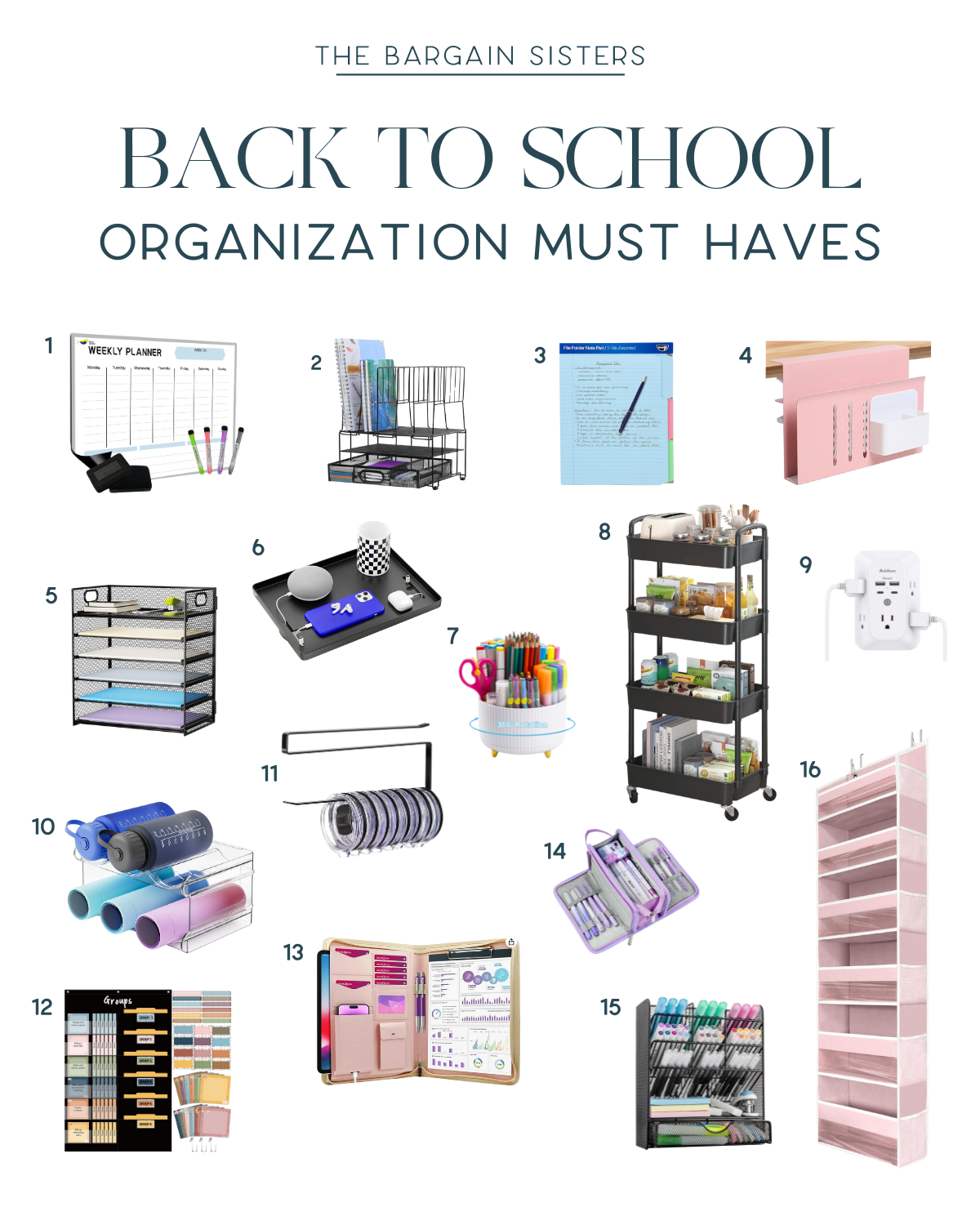 Our Favorite Back to School Organization Hacks - The Bargain Sisters®