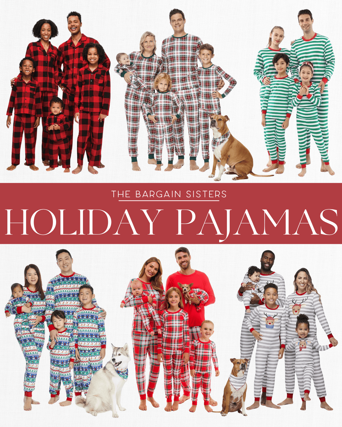 Warm and Stylish Holiday Pajamas for the Family - The Bargain Sisters®