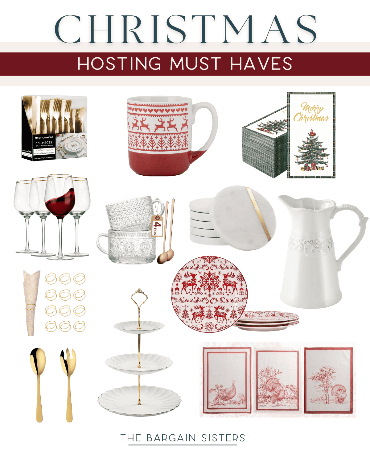 Must-have Essentials for Hosting Christmas in Style - The Bargain Sisters