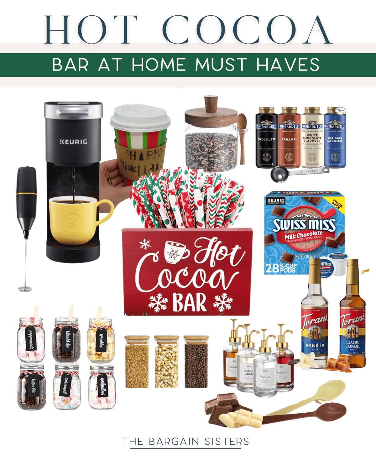 Hot Chocolate Bar Essentials for Cozy Winter Nights - The Bargain Sisters®