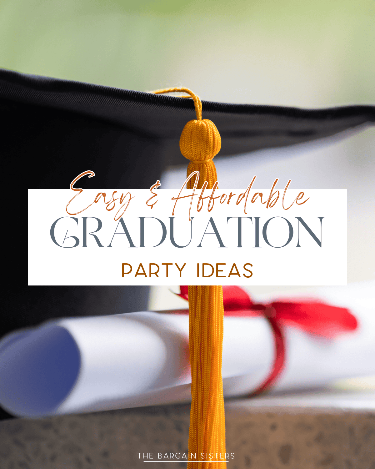 Easy and Affordable Graduation Party Ideas - The Bargain Sisters®