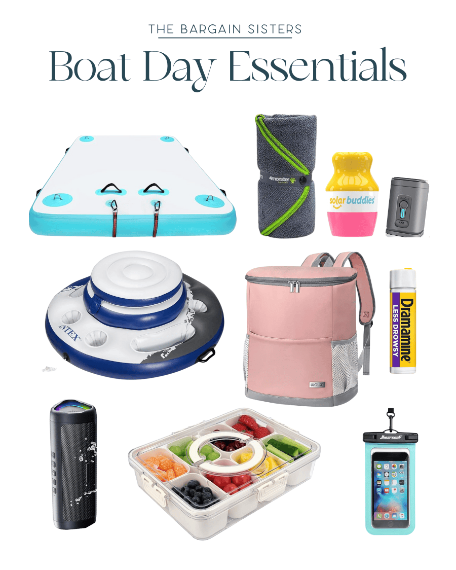 Must Have Boat Day Essentials for Families - The Bargain Sisters®