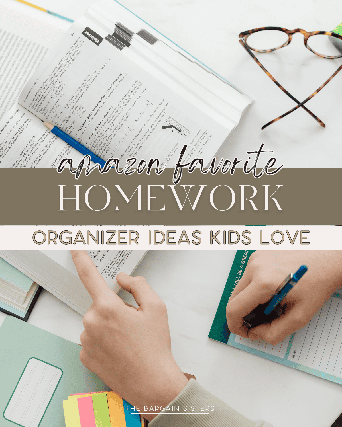 Amazon Homework Organizer Ideas Kids Love - The Bargain Sisters®