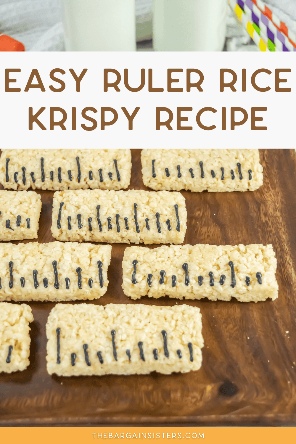 An Easy, No-Bake Ruler Rice Krispy Recipe - The Bargain Sisters®
