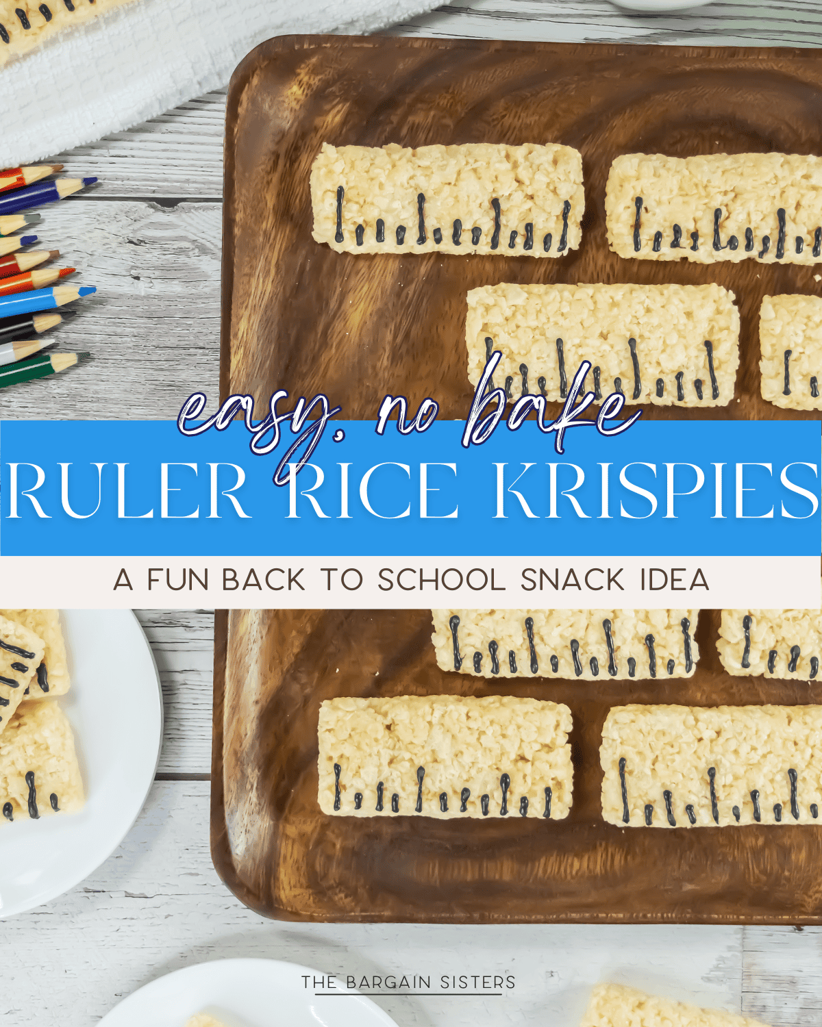 An Easy, No-Bake Ruler Rice Krispy Recipe - The Bargain Sisters®