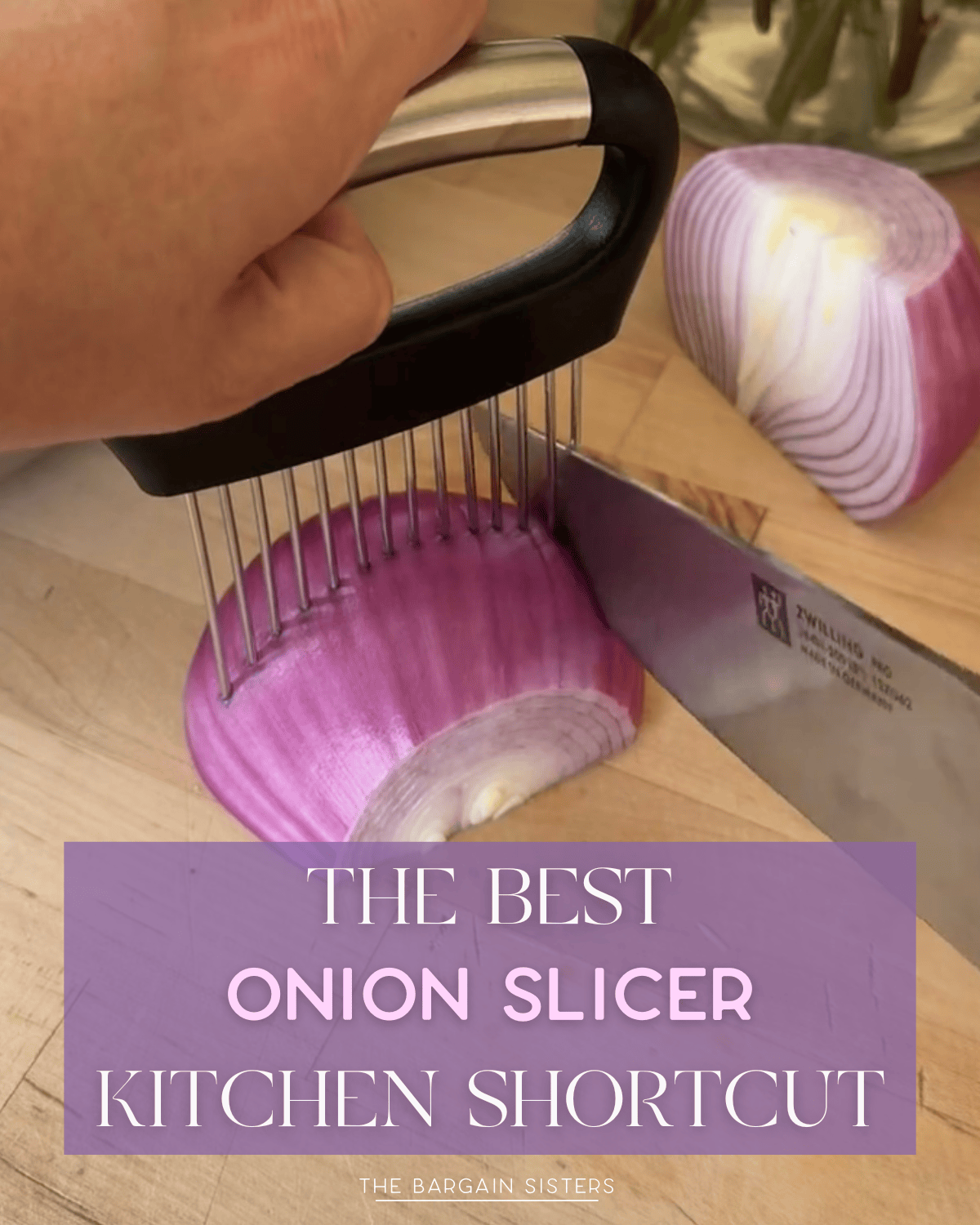 The Best Onion Slicer for an Easy Kitchen Shortcut - The Bargain Sisters®