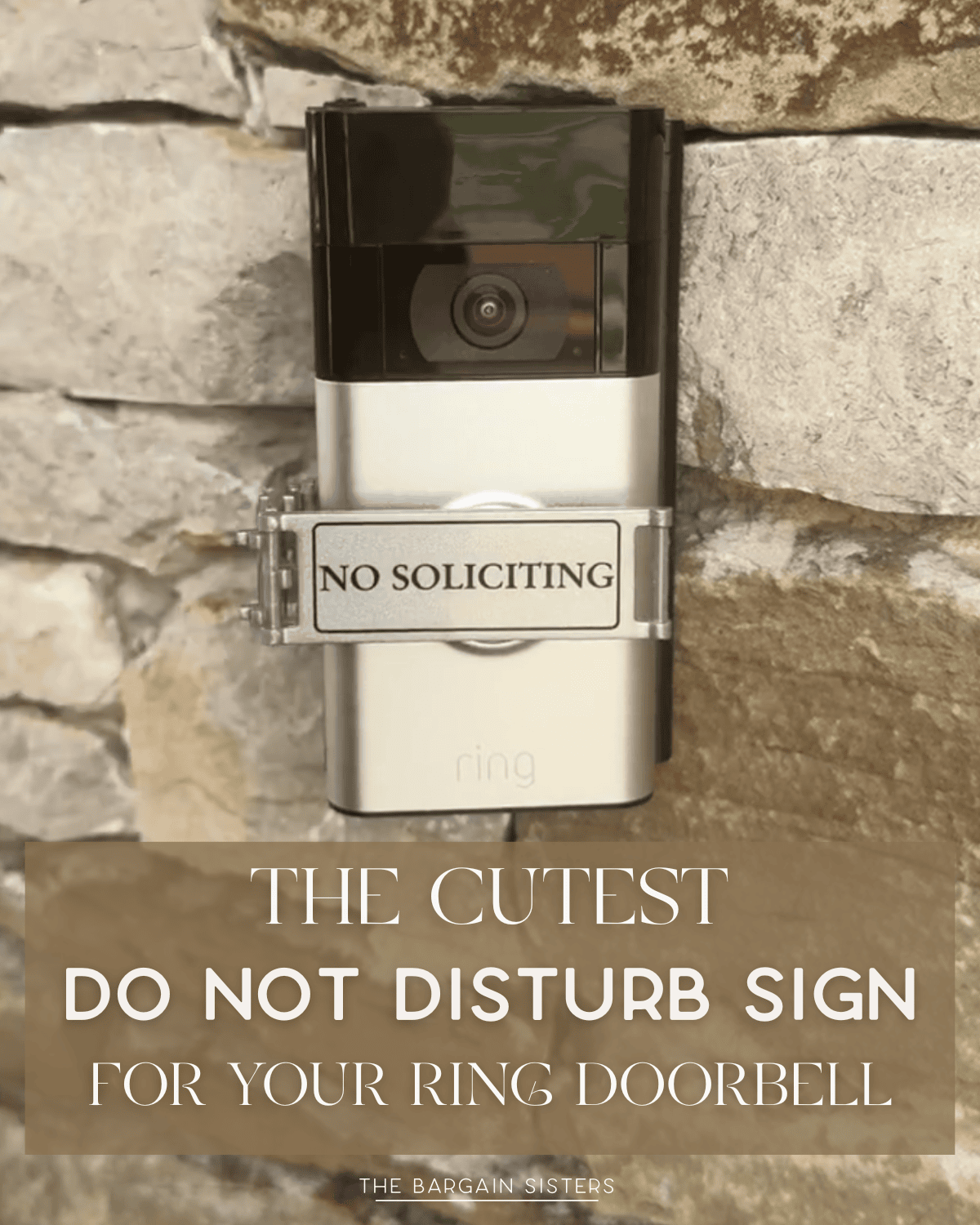 The Cutest Do Not Disturb Sign for Your Ring Doorbell - The Bargain ...