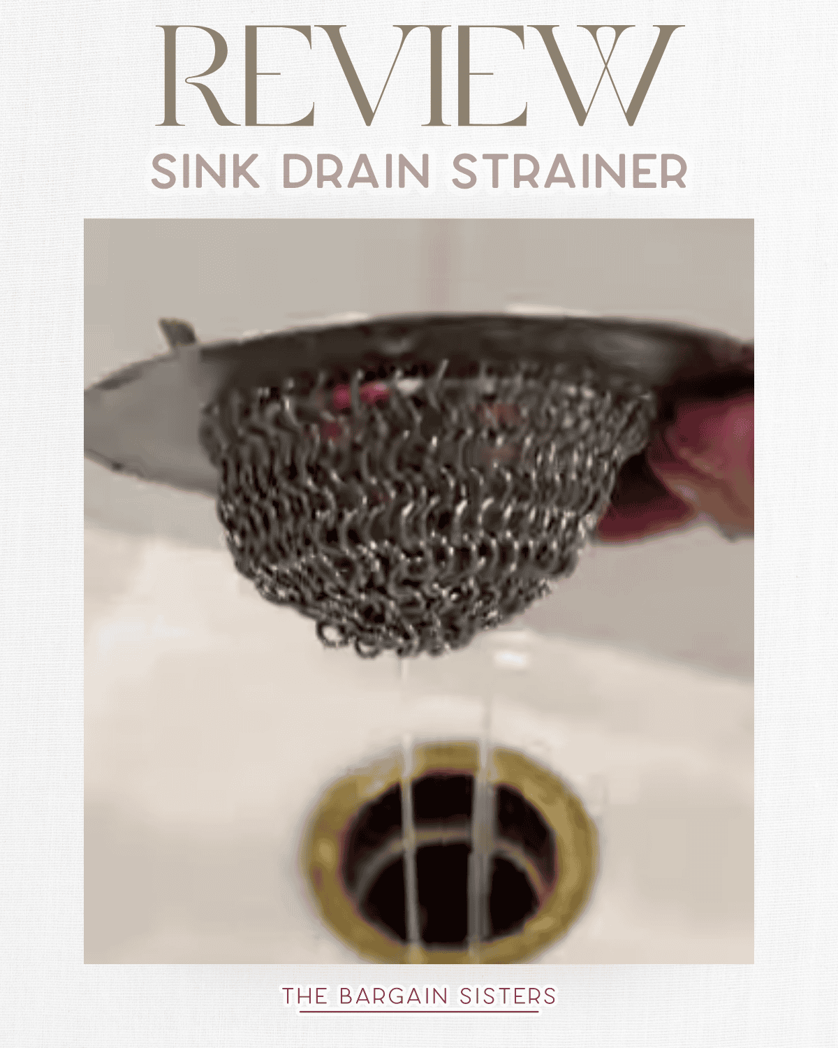 Sink Drain Strainer Review: Small Fix Big Help - The Bargain Sisters®