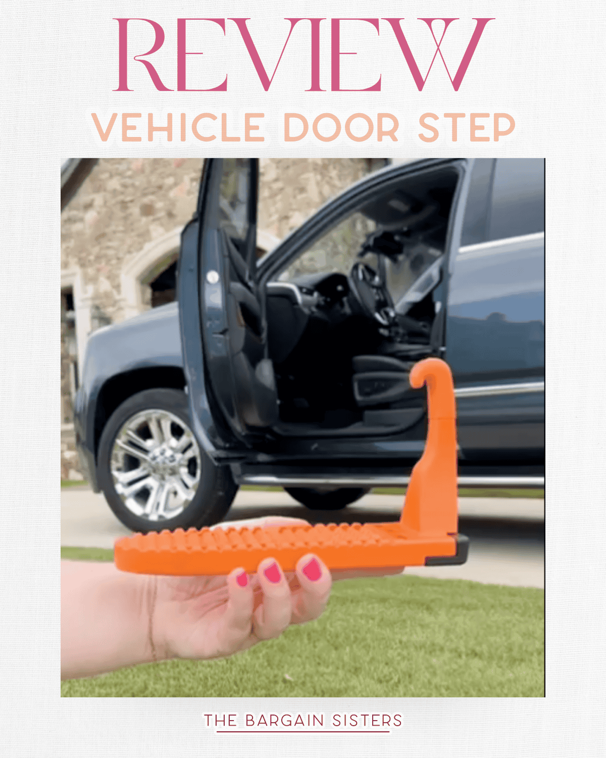 Why This Vehicle Door Step Is a Road Trip Essential - The Bargain Sisters®