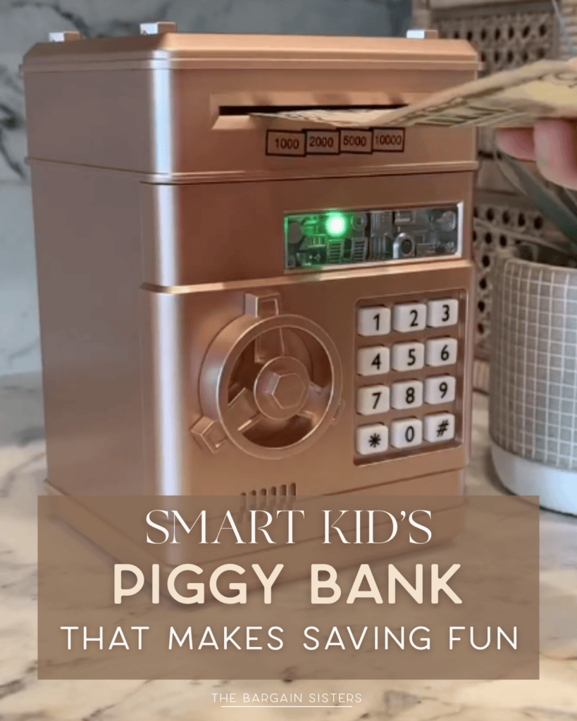 Smart Kid's Piggy Bank That Makes Saving Fun - The Bargain Sisters®