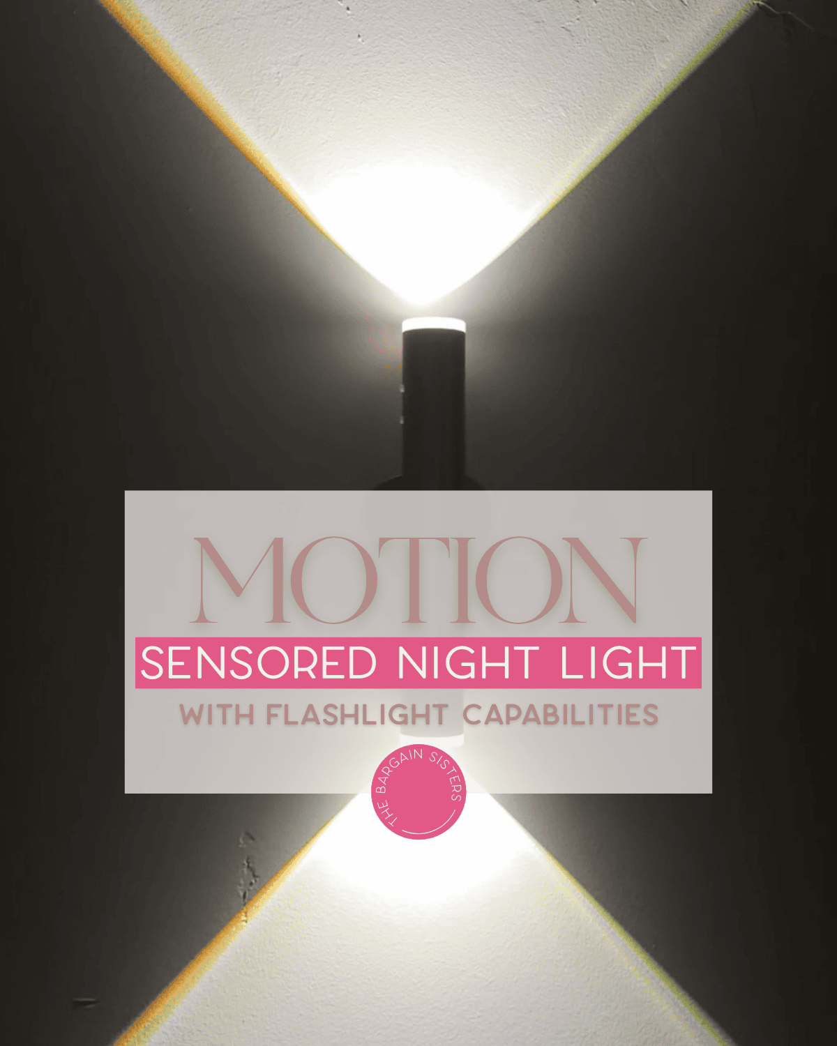 Motion Sensored Night Lights with a Chic Look - The Bargain Sisters®
