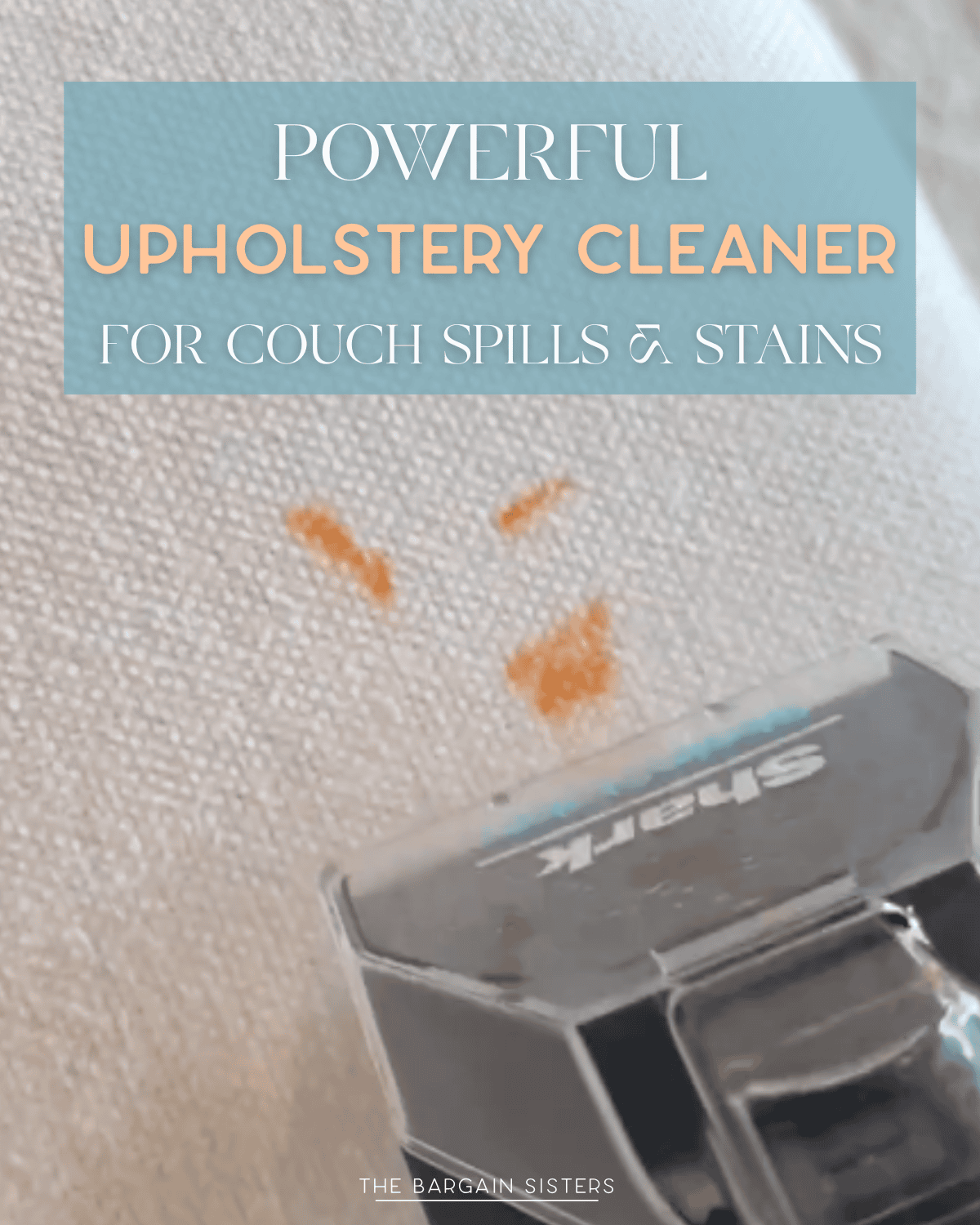 Powerful Upholstery Cleaner for Couch Spills and Stains - The Bargain ...