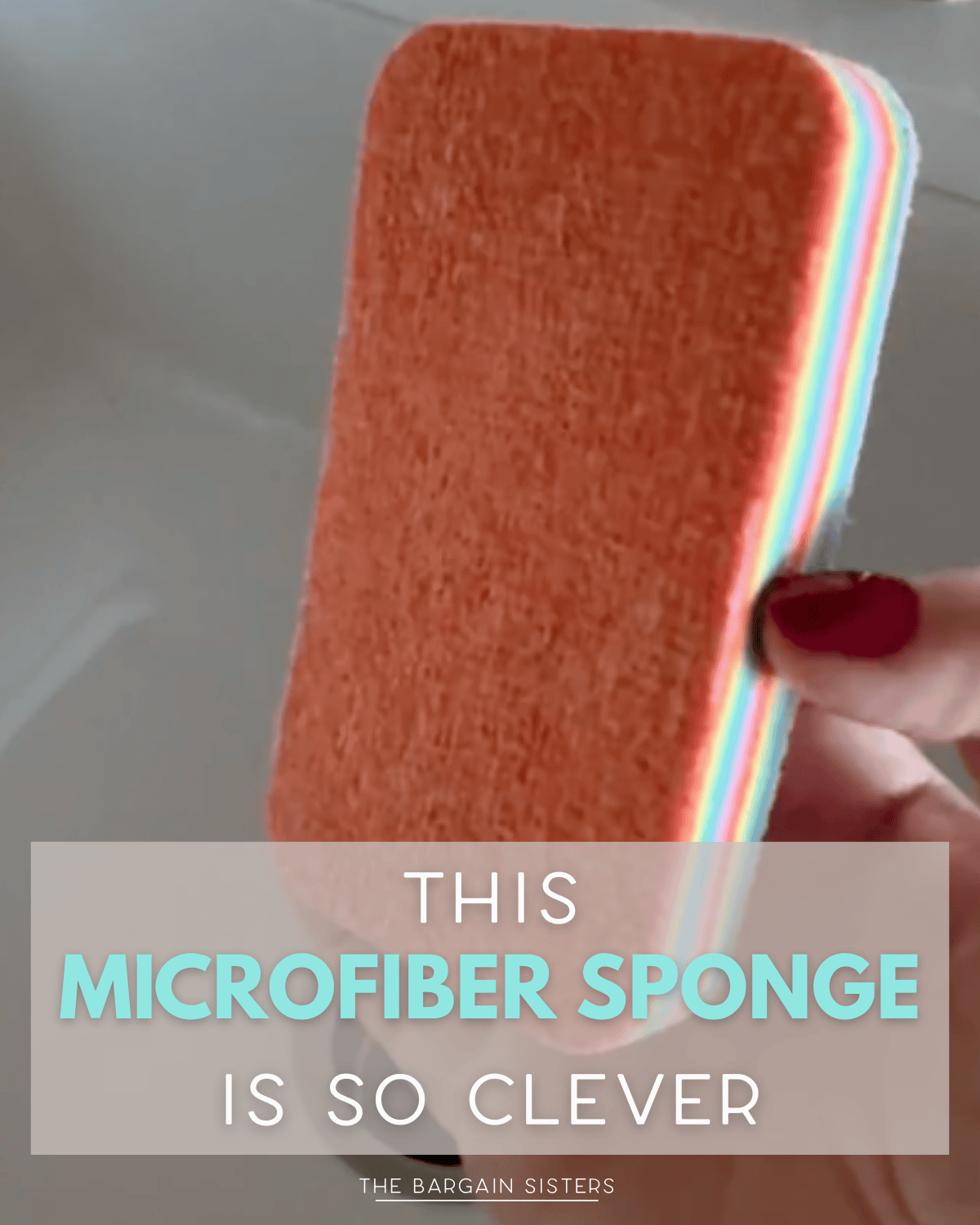 This Microfiber Sponge Is So Clever - The Bargain Sisters®