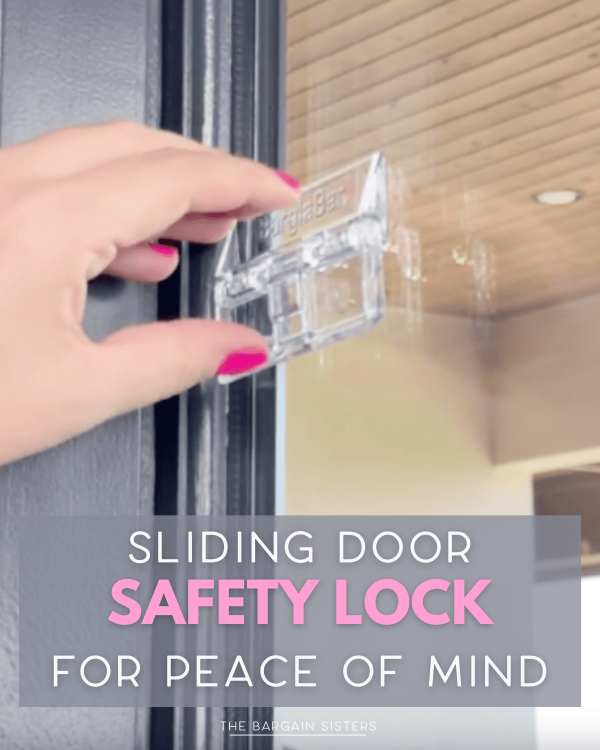 Sliding Door Safety Lock for Peace of Mind - The Bargain Sisters®