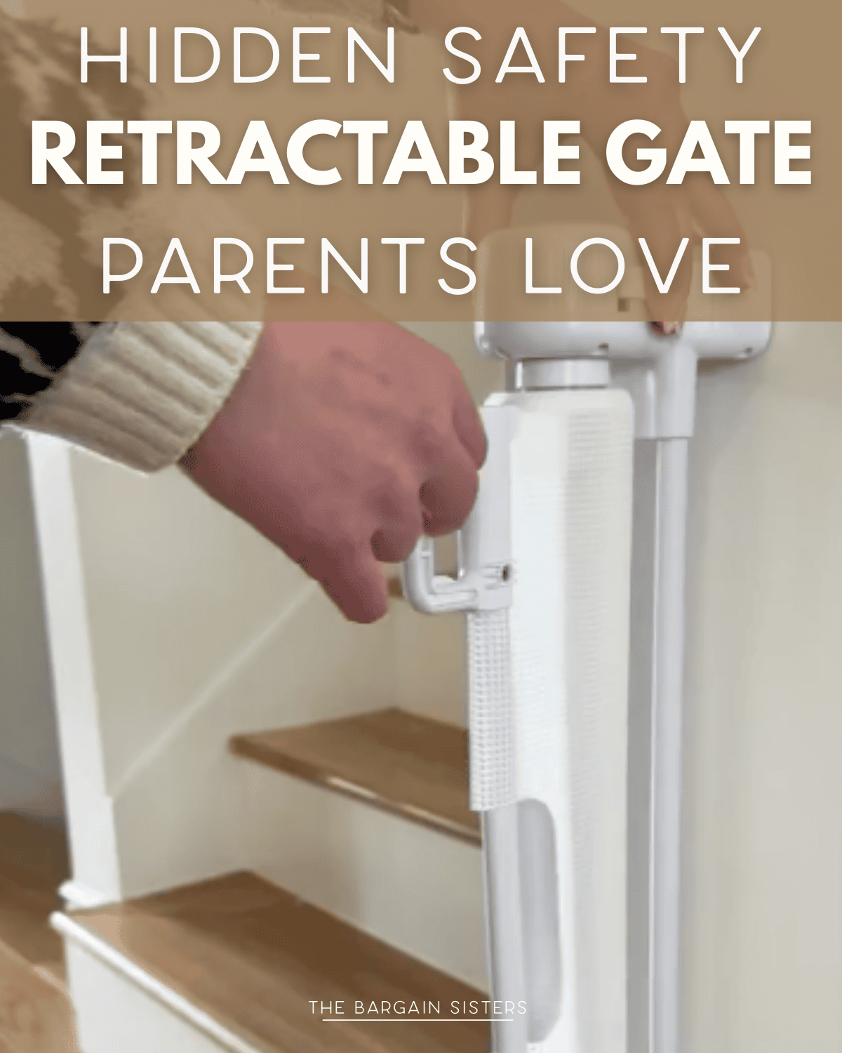 The Hidden Safety Retractable Gate Parents Love - The Bargain Sisters®
